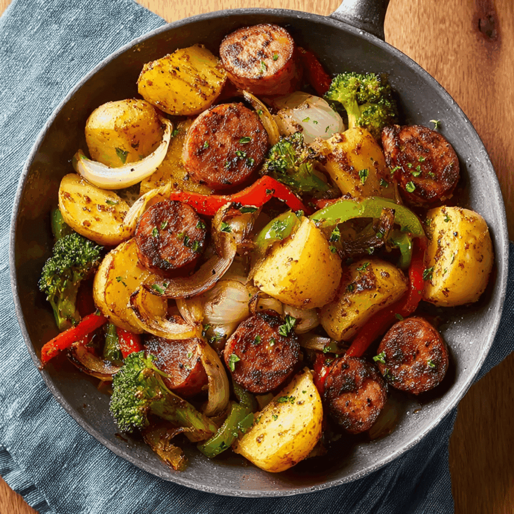 Kielbasa Skillet Delight - Infinityrecipes