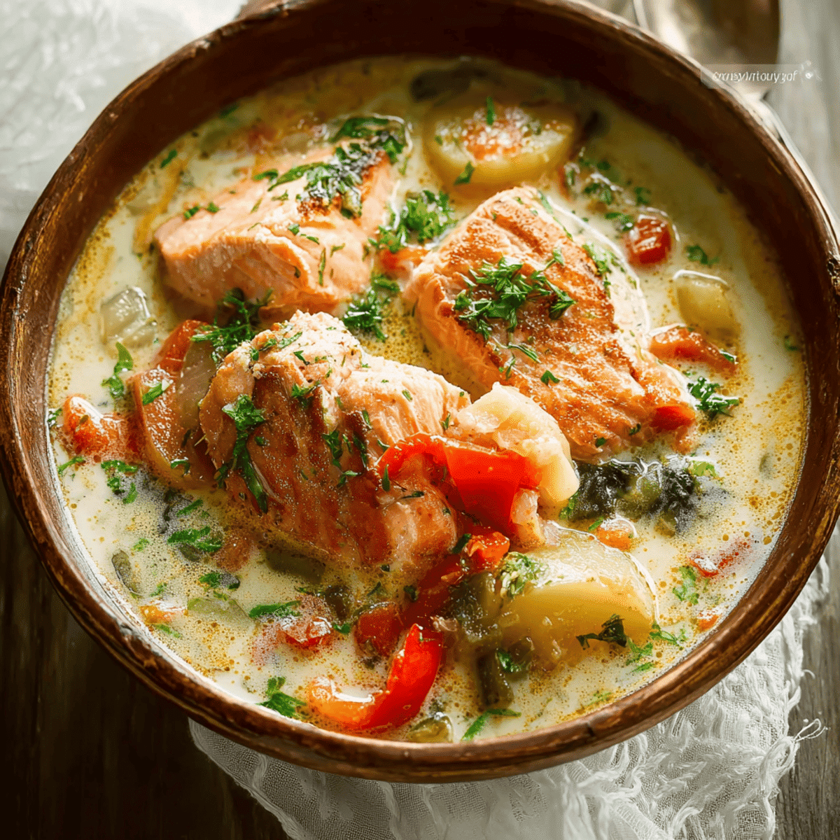 Irresistible Hearty Salmon Stew Recipe – Comforting & Nourishing Recipe ...