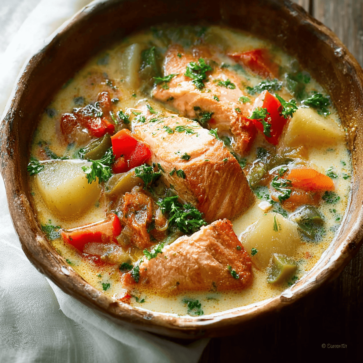 Irresistible Hearty Salmon Stew Recipe – Comforting & Nourishing Recipe ...