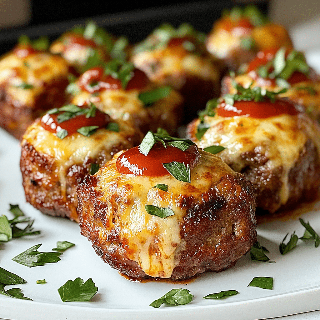 Cheesy Stuffed Meatloaf Bites - Infinityrecipes