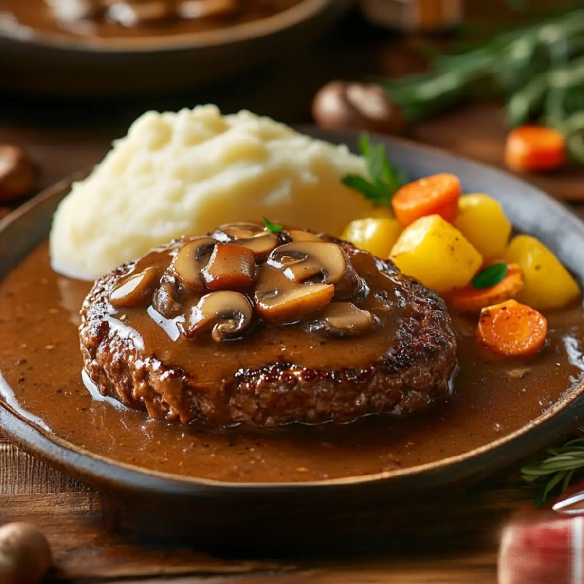 Delicious Classic Salisbury Steak That’s Pure Comfort on a Plate ...