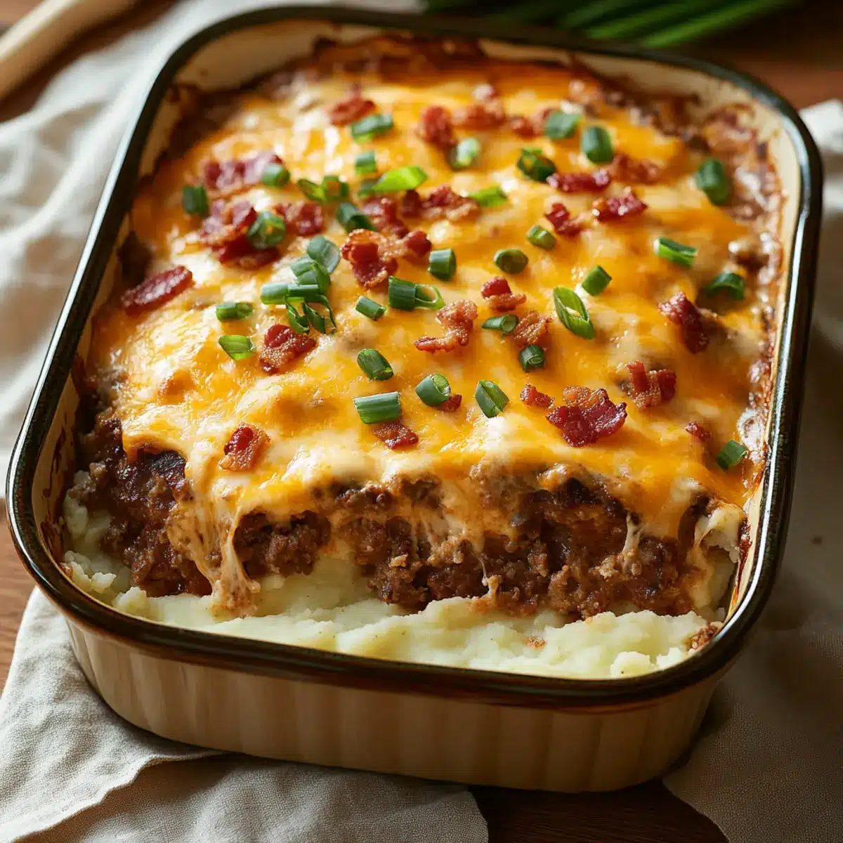 Easy Cheesy Loaded Meatloaf Casserole - Infinityrecipes