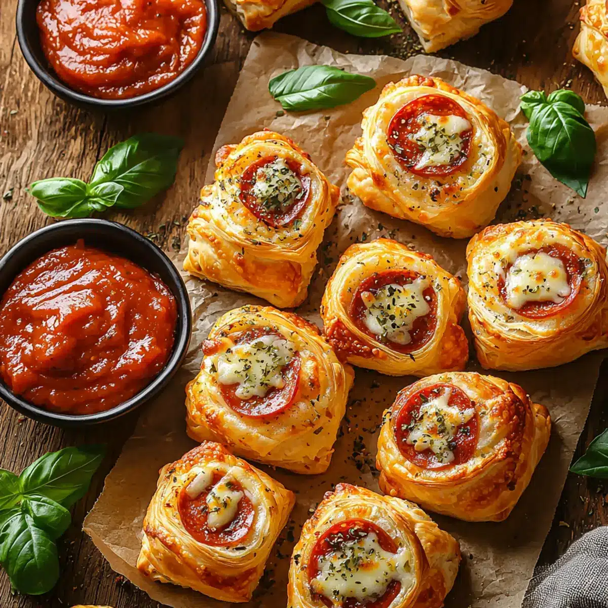 Flaky Pepperoni Pizza Rolls with Mozzarella and Herbs: The Ultimate ...