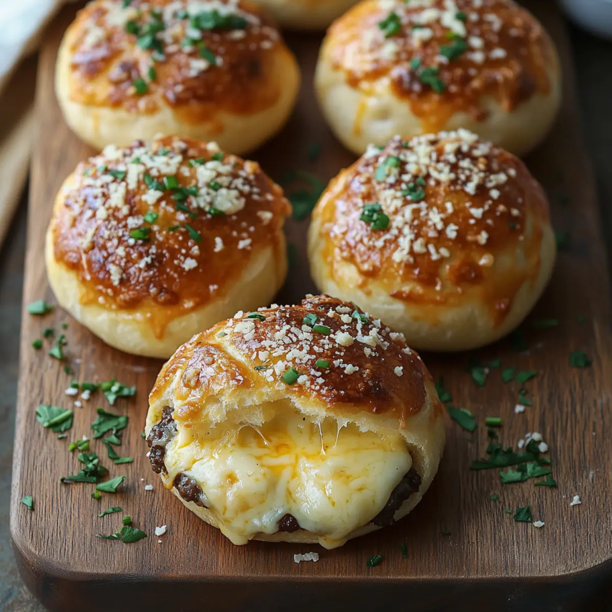 Easy Garlic Parmesan Cheeseburger Bombs You'll Crave Every Week ...