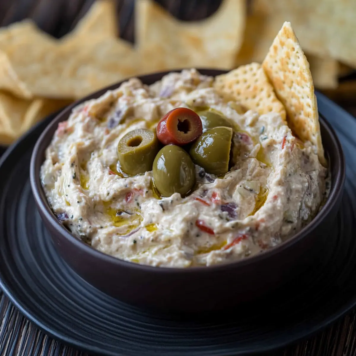 Addictively Creamy Green Olive Dip – Easy Appetizer Magic - Infinityrecipes