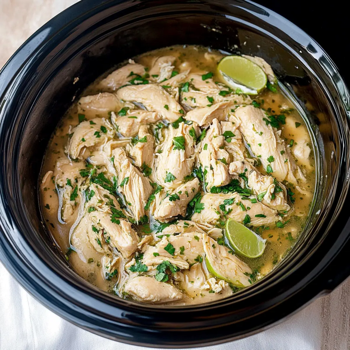 Irresistibly Easy Slow Cooker Cilantro Lime Chicken Delight ...