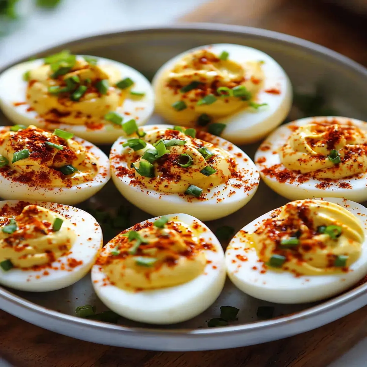 Fiery and Flavorful Spicy Chili Garlic Deviled Eggs Delights ...