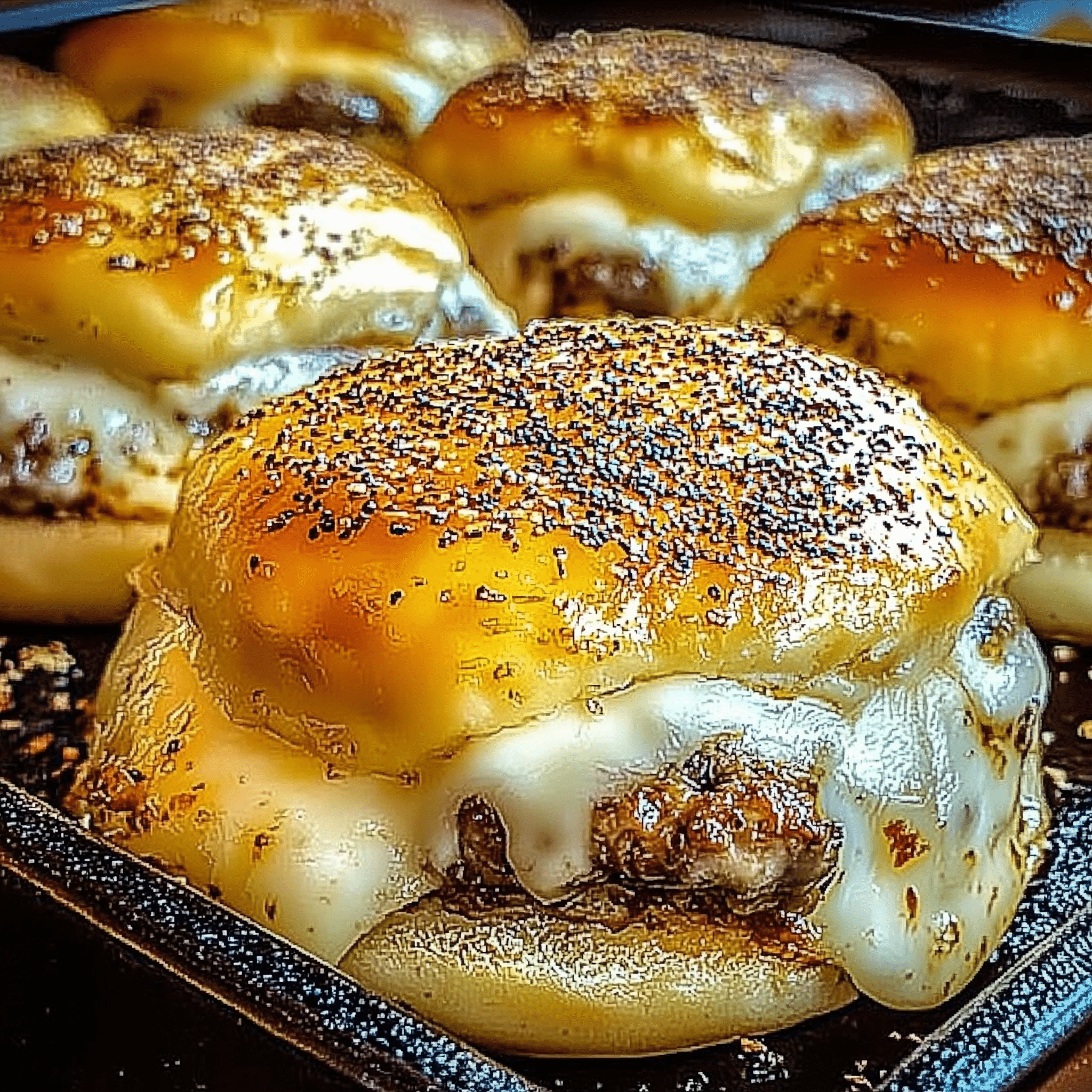 Irresistibly Juicy Garlic Parmesan Cheeseburger Bombs - Infinityrecipes