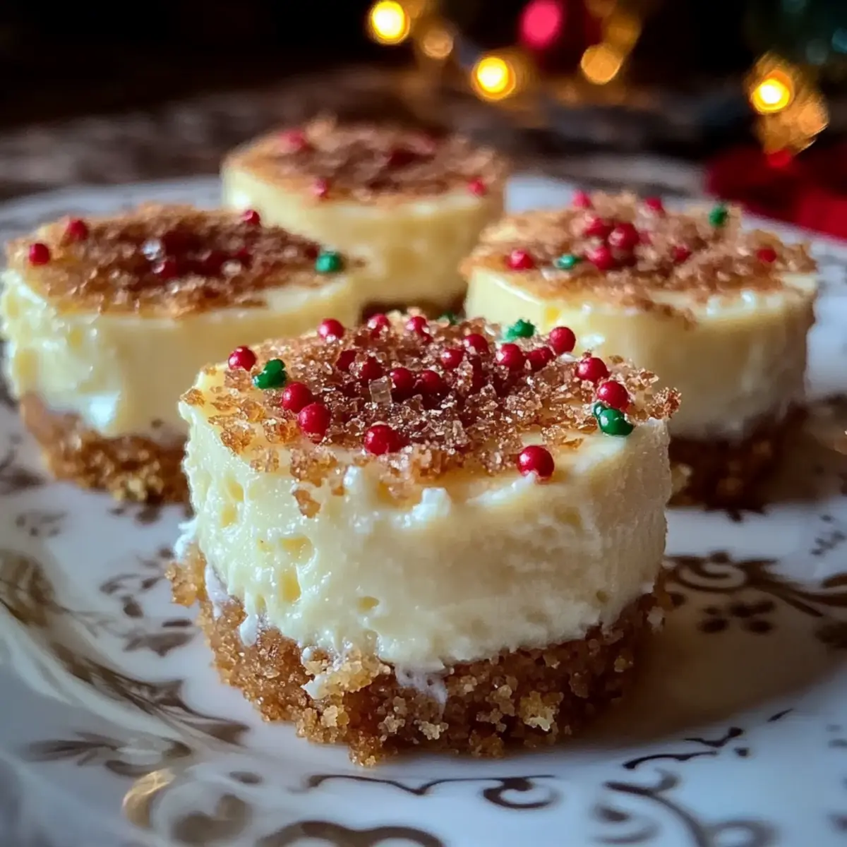 Mini Christmas Cheesecakes: 6 Irresistible Bites of Joy - Infinityrecipes