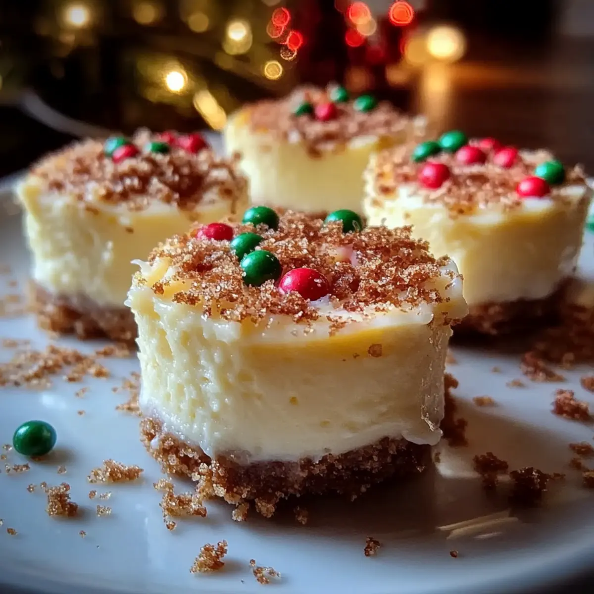 Mini Christmas Cheesecakes: 6 Irresistible Bites of Joy - Infinityrecipes